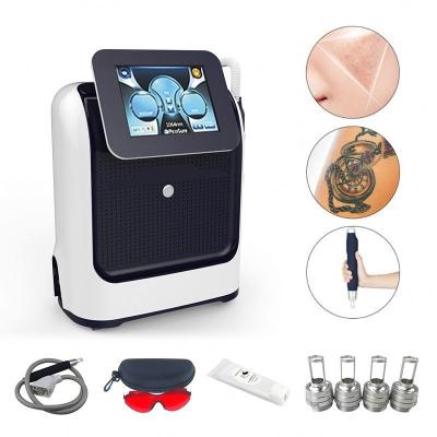 China Beste Draagbare Laser Q Switch ND YAG Laser Tattoo Removal Carbon Peeling Machine te koop Te koop