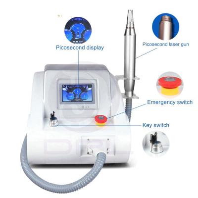 Cina DPL laser picosecondo Professionale Portatile Picosecondo Q Switch Nd Yag Laser Rimozione del tatuaggio sopracciglia 1320nm 1064nm Beauty Machine in vendita