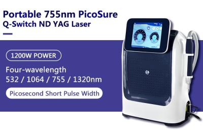 Cina Oem Qswitch Pico Carbon Laser Peel Skin Whitening Face Picosecond Nd Yag Laser Macchina per la rimozione del tatuaggio laser in vendita