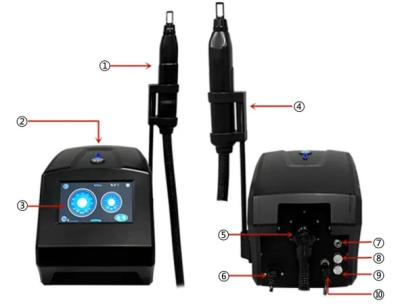 Cina Macchina di rimozione delle macchie della pelle portatile Pico Laser Nd Yag Macchina di rimozione del tatuaggio laser Rimozione della linea labiale Riduce i pori in vendita