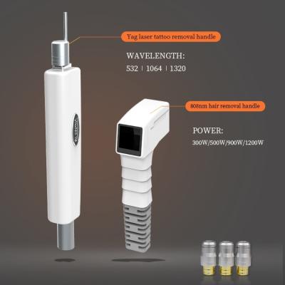 Cina 2 in 1 808 755 1064 Laser diodo permanente dispositivo laser depilazione macchina permanente 2022 in vendita