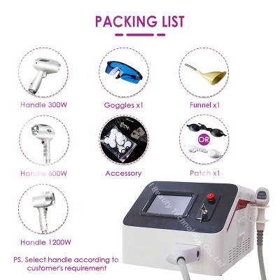 Cina Depilazione fai-da-te 755nm 808nm 1064nm 808 Diode Laser Mode Portatile depilazione macchina in vendita