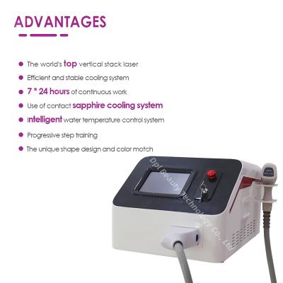 Cina Depilazione fai-da-te 755nm 808nm 1064nm 808 Diode Laser Mode Portatile depilazione macchina in vendita