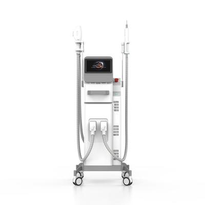 Cina Nuovi arrivati Salone di bellezza Dispositivo di depilazione laser Sbiancazione della pelle 3 in 1 Riduce le porte Trattamento dell' acne in vendita