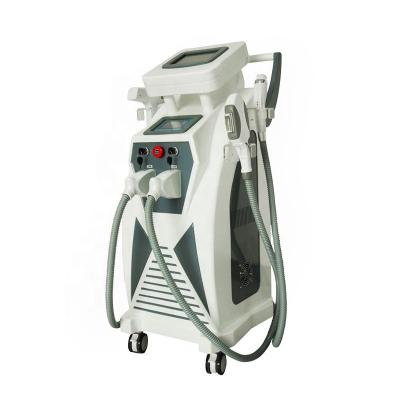 China 3 in 1 IPL RF Nd Yag OPT schoonheidsmachine huidversterker tatoeage verwijdering schoonheidsmachine Te koop