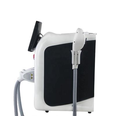 Cina 2022 Portatile 2 in One IPL Nd Yag OPT Sbiancatura delle lentiggini Laser Tattoo Equipaggiamento di depilazione in vendita
