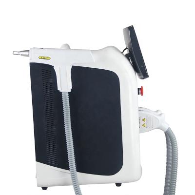 Cina 2022 Portatile 2 in One IPL Nd Yag OPT Sbiancatura delle lentiggini Laser Tattoo Equipaggiamento di depilazione in vendita