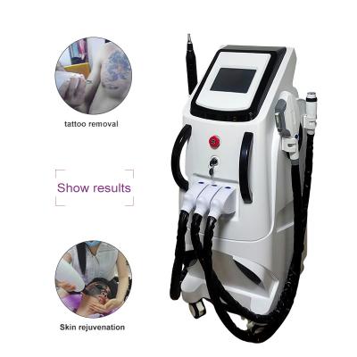 China 4 in 1 Multifunctionele OPT Laser Hair Removal Tattoo Removal Picosecond RF face lift Beauty Machine Te koop