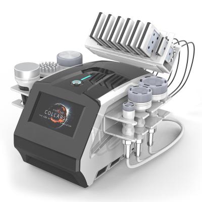 China S Shape Weight Loss Ultrasonic Vacuum Cavitation System 80k Rf Slimming Machine With Lipo Laser for sale