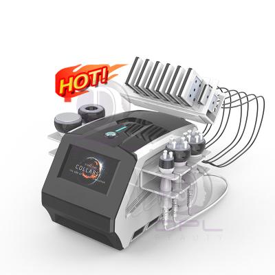 China Factory Price Wholesale OEM ODM 6 In 1 40K vacuum cavitation system Radio Frequency Slimming Beauty machine for sale