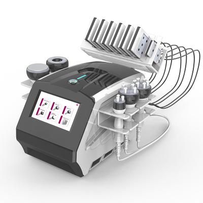 China Vacuüm 6 In 1 Ultrasone Cavitatie Machine 80kHz Cellulitis verwijdering Te koop