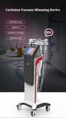 Cina AS81 Ultrasuoni OEM macchina di dimagrimento a cavitazione a vuoto 6 in 1 80K bruciatore di grasso in vendita