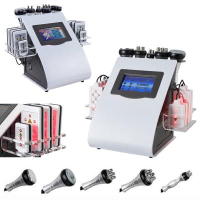 China DPL device to remove cellulite 6 in 1 Ultrasonic Cavitation machine/ vacuum cavitation system Radio Frequency Body Shape Machine for sale