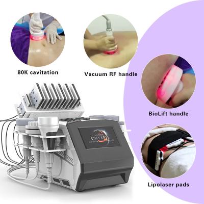 Cina 80k RF Cavitazione Slimming Machine Fat Ultrasonico sistema di cavitazione a vuoto in vendita