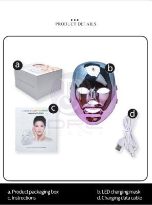 China Anti-aging PDT Gezichtslifting Huidverzorging Verjonging Schoonheidsmachine 7 Kleuren Foton Led Licht Therapie Gezichtsmasker Te koop