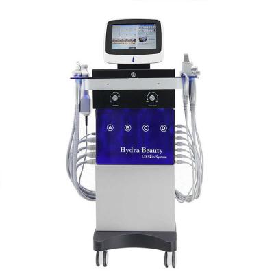 China CE-Zulassung Sauerstoffstrahl-Peeling-Maschine, 9 in 1 Mikrodermabrasion Faltenentfernung Hautbleichung zu verkaufen