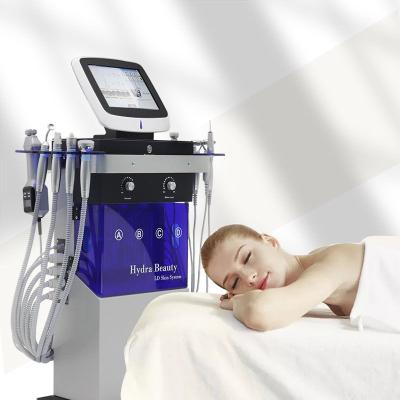 China CE-Zulassung Sauerstoffstrahl-Peeling-Maschine, 9 in 1 Mikrodermabrasion Faltenentfernung Hautbleichung zu verkaufen