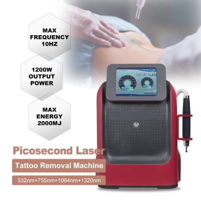 China Máquina Portbale Pico Laser 1200W Carbon Peel Rejuvenescimento da pele Equipamento de remoção de sardas à venda
