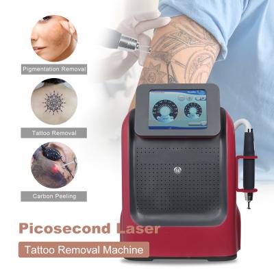 China Diodo ND Yag Pico Laser Machine Draagbare tatoeageverwijdering Schoonheid whitening Te koop