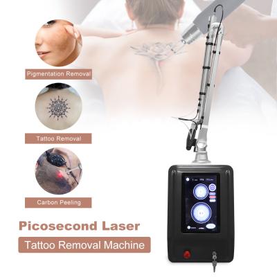 China Professionele draagbare Pico Laser Tattoo Removal Machine voor wenkbrauwen Pigment verwijderen schoonheidsapparatuur Te koop