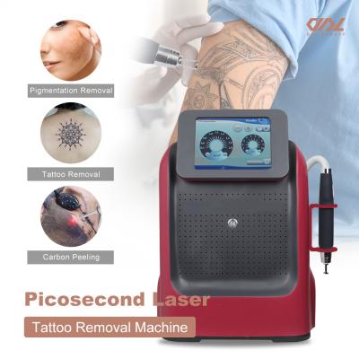 China AS61 Máquina portátil de eliminación de tatuajes por láser Pico Segundo Q Switch Nd Yag Picosecond en venta