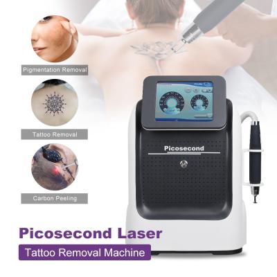 China Neuer Trend Picosecond Weiße Picolaser Tattoo Entfernung Maschine für Körper Hautverjüngung zu verkaufen
