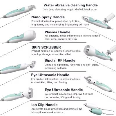 Κίνα 8 σε 1 Hydra Dermabrasion οξυγόνο τζετ peeling μηχανή Hydra peeling πρόσωπο H2O2 υδρογόνο υδρο ομορφιά πρόσωπο μηχανή προς πώληση