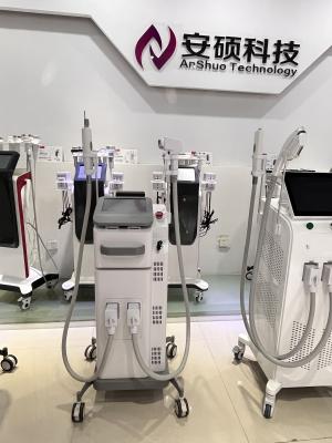 Cina AS42 2 in 1 diodo ghiaccio + Pico Seconda macchina laser Q-switched Nd yag per la rimozione dei capelli e tatuaggi nei saloni in vendita