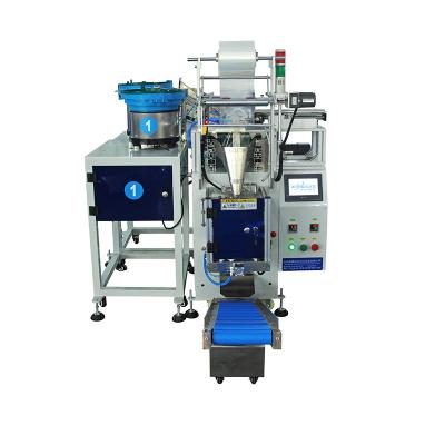China Automatic Counter Filling Screws Label Tag Seal Packaging Machine for sale