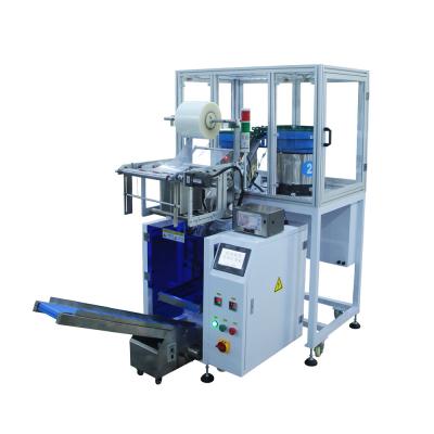 China Small Spare Parts Screw Counting Pouch Automatic Packing Machine With two Bowl for sale
