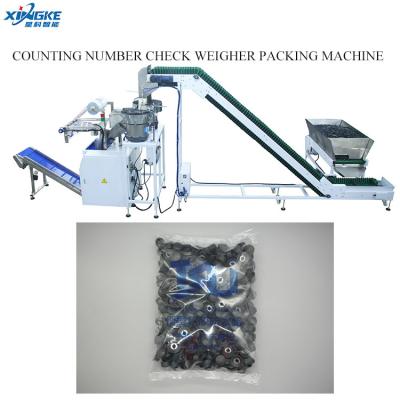 China Automatic Counting Number Packaging Machine Packing Bulk Plastic Accessories Parts Fittings Check Weigher for sale