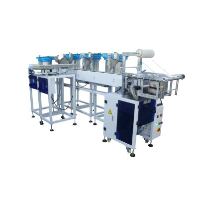China Plastic Parts Fastener Hardware Screws Automatic Vibrating Plate Counting Packaging Machine for sale