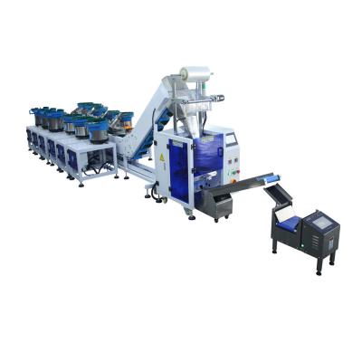 China Multi-function Automatic Furniture Parts Small  Accessories Sanitary fittings Counting Packing Sealing Machine for sale