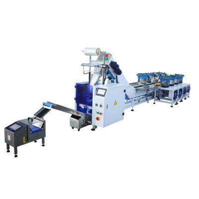 China Multi-function Automatic Furniture Parts Small  Accessories Sanitary fittings Counting Packing Sealing Machine for sale