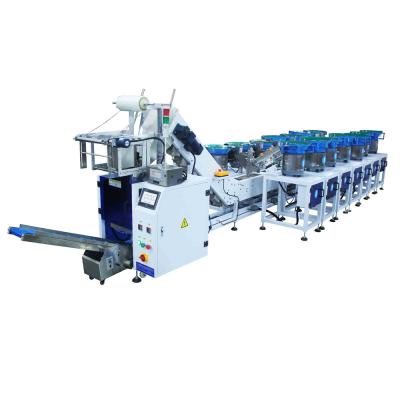China furniture Small parts Mixed packing machine hardware screw nut washer nail counting sorting sachet  Packing machine for sale