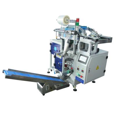 China Automatic Screw Spare Part Counting Packaging Machine With Two Vibration Bowl Conveyor Hardware Packing Machine Feeder for sale