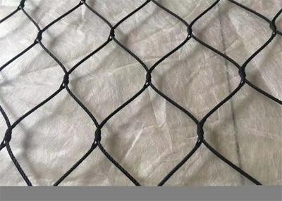 China Display Customized Inox Rust Resistant Stainless steel Black Oxide Wire Rope Mesh for sale
