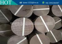 China Dutch Weave Extruder Screen Pack With 200mm Diameter Mild Steel Material For Plastic Processing for sale