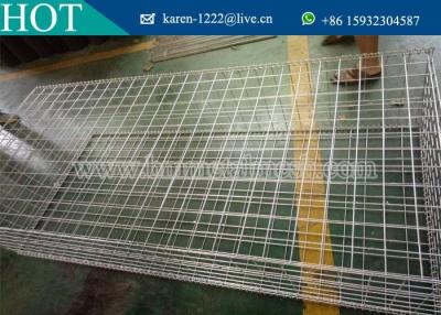 China Heavy Galvanized Material Square Hole Shape Welded Gabion Basket,Welded Type Basket for sale