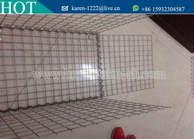 China High Tensile Welded Gabion Terramesh / Gabion Box Wall Military Vendor for sale