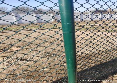 China 6FT Diamond Hole Fencing Galvanized PVC Coated Chain Link Mesh Fence for sale