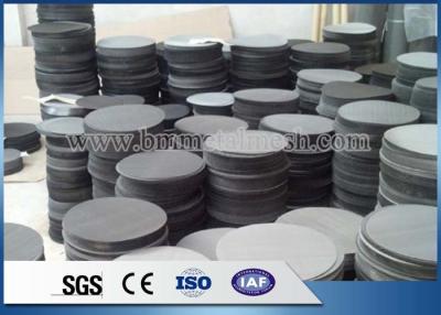 China 60 Micron Filter Mesh Screen / Screen Filter Disc For PP PE Plastic Recycle for sale