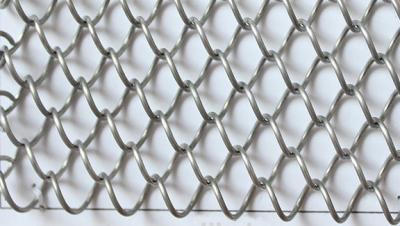 China Metal Coil Drapery Wire Steel Mesh Architecture For Decoration Safety And Security for sale