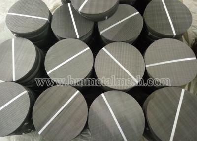 China Mild Steel Mesh Screen Filter Dia 250mm For Extrusion Machine for sale