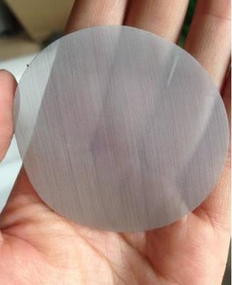 China Extruder Screen Filter Mesh For LDPE Recycling Round 300Mm With Burning Clean for sale