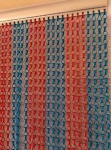 China Decorative Aluminium Chain Door Fly Screen Curtain Pest Control Insect Screen for sale