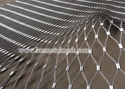 China Ferrule Type Rope Zoo Aviary Mesh For Animal Enclosure Fence for sale
