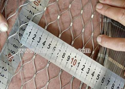 China Wire 6.0Mm 316 Stainless Steel Rope Net 10M Width 15M Length Hand Woven for sale