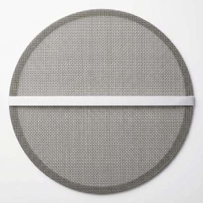 China 10 mesh Stainless Steel Round Shape Screen Mesh Filter for Extruder Machine for sale