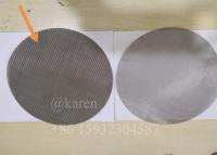 China SS MS Extruder Screen Pack / Filter Disc Mesh For Recycle Plastic Pelletizer Machine for sale